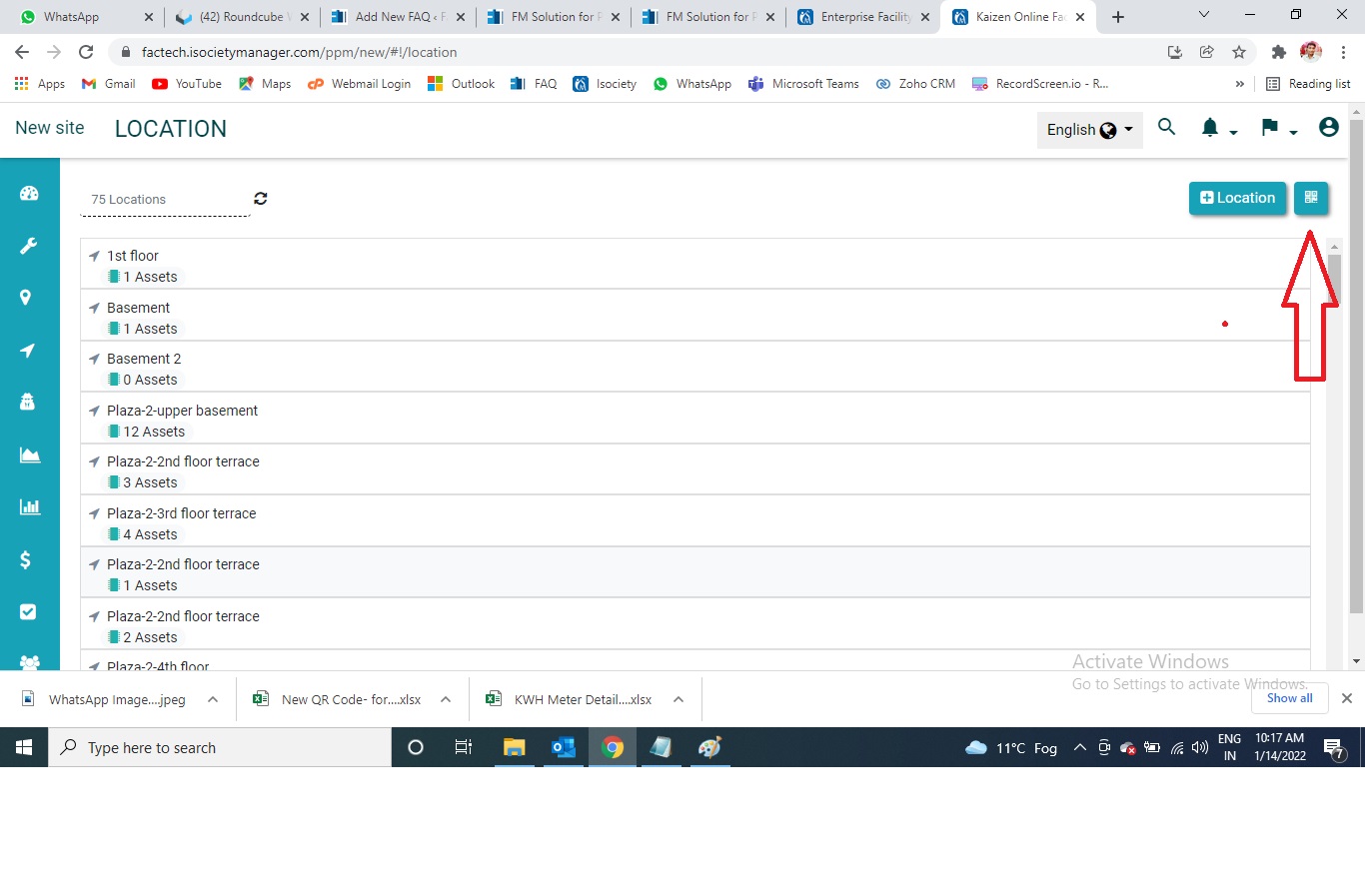How to print QR Code for locations? - Facility Technology