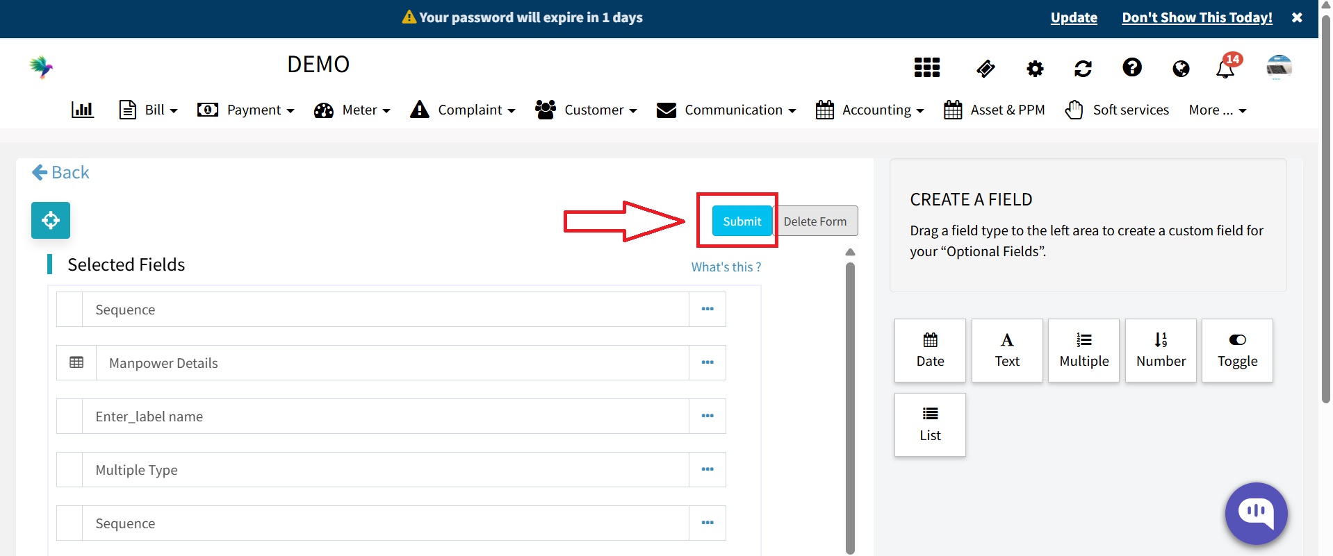 How to Add Job Card Custom Fields? - Facility Technology